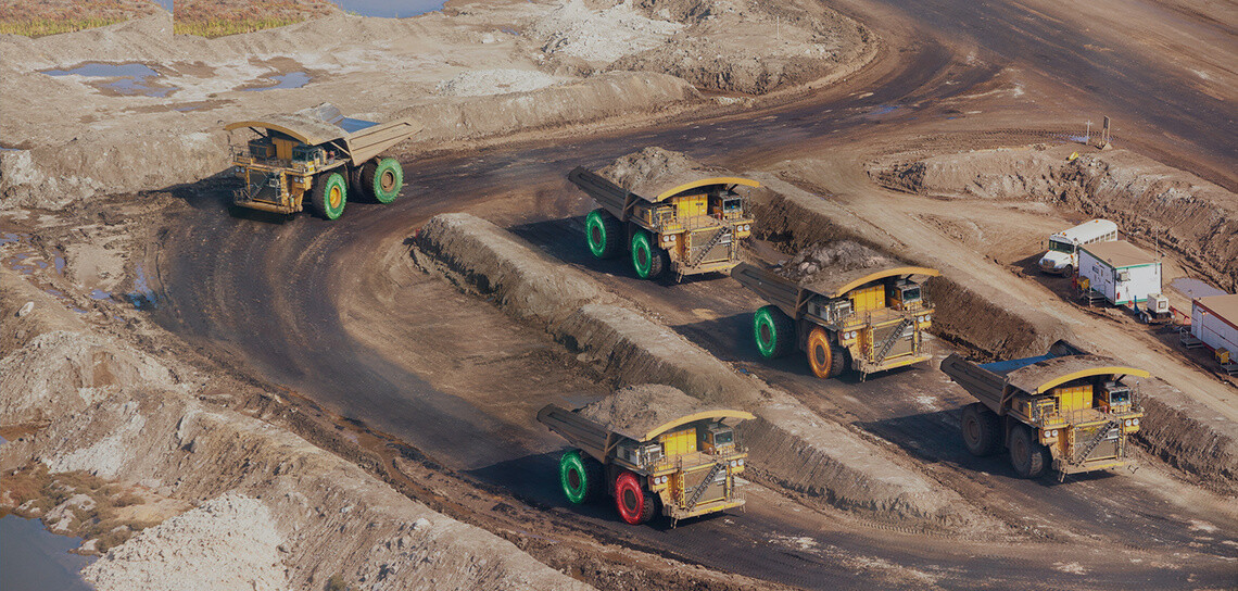 Michelin tyres for use in underground mines