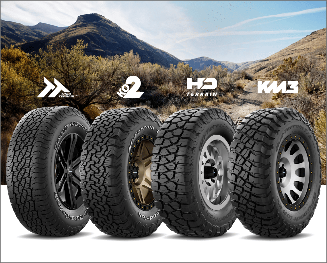 BFGoodrich Tires Terrain Family | Shop our Terrain tires