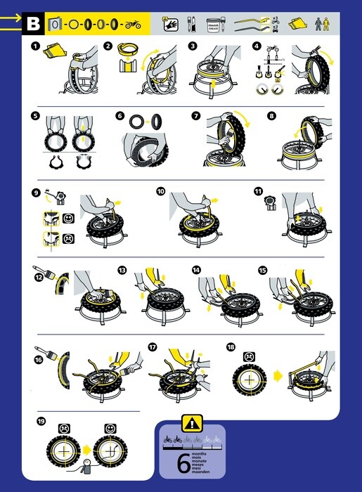 MICHELIN Bib Mousse | Off-road solution for motorcycle tire punctures
