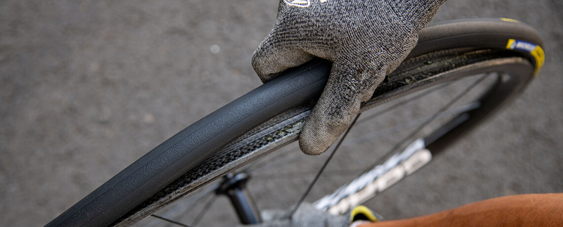 What should I do if my back bike wheel wobbles? | MICHELIN