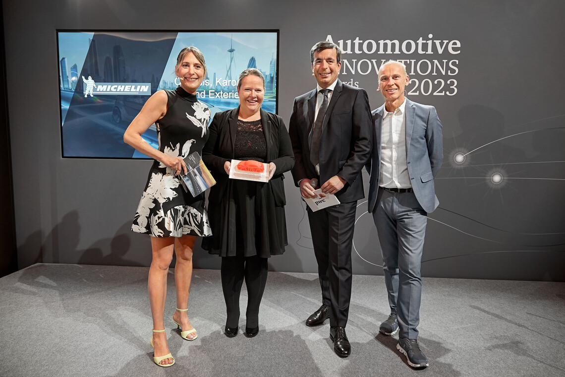 Michelin car tire containing 45% sustainable materials wins the ...