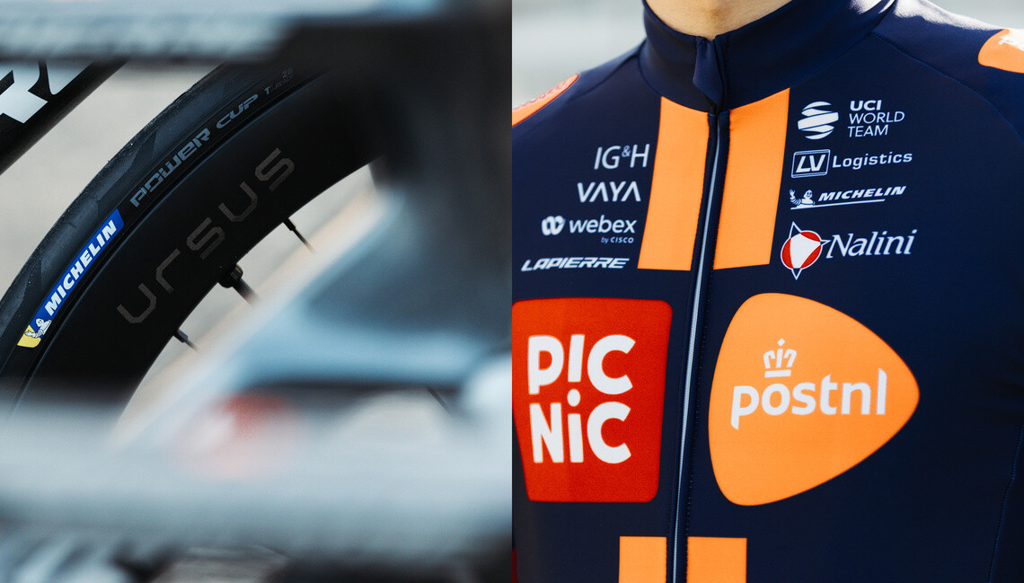 Michelin becomes an official technical partner of Team Picnic PostNL
